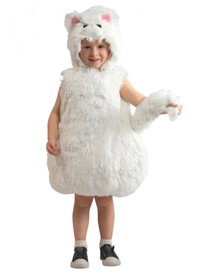 Kids Snowball Kitty Costume - Adorable Cat Outfit for Toddlers